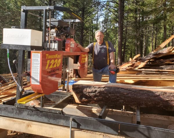 No Mortgage Home - I built it myself with my TimberKing Sawmill! - TimberKing
